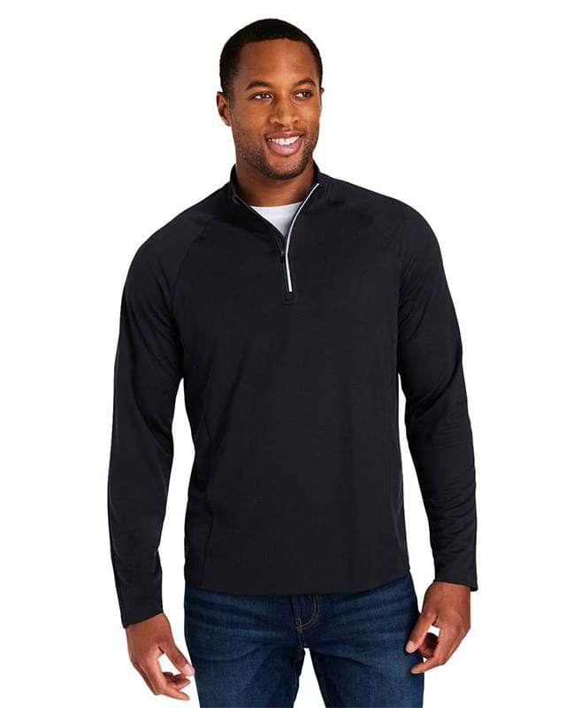 Men's Origin Performance Pique Quarter-Zip Pullover | VRN-283-288A7-50
