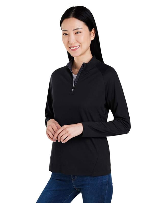 Women's Origin Performance Pique Quarter-Zip Pullover | VRN-283-289A7-50